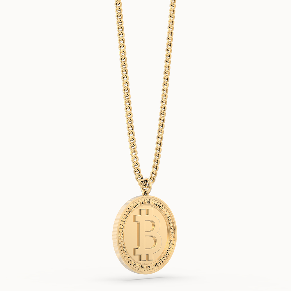 BITCOIN necklace – CHOCLI